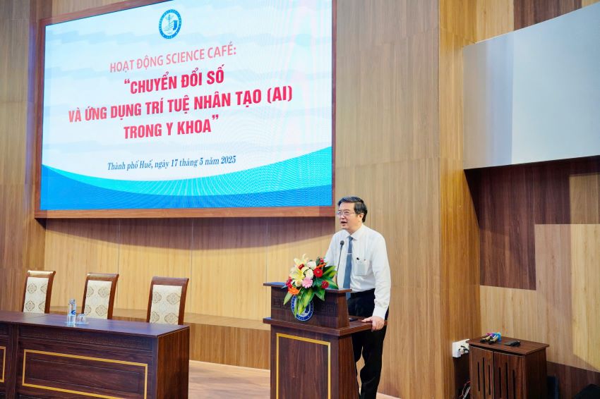 Hoạt động Hue-UMP | Science Café: Chuyển đổi số và ứng dụng trí tuệ nhân tạo (AI) trong Y khoa